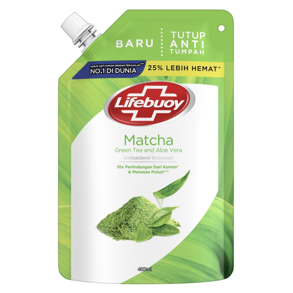 LIFEBUOY BW MATCHA REF 400ML - Sari Mulya Putra